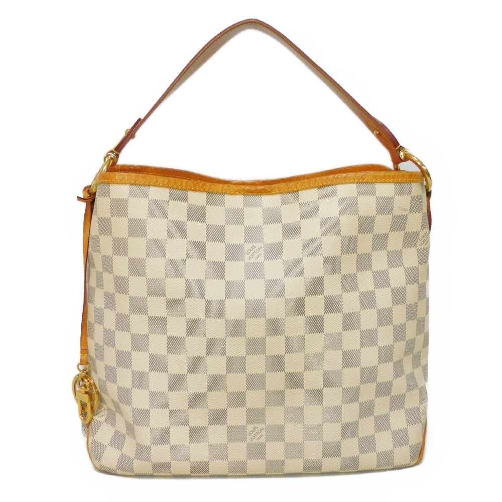 Louis Vuitton Pm Logo Checkered Pattern Delightful Sh… - Gem
